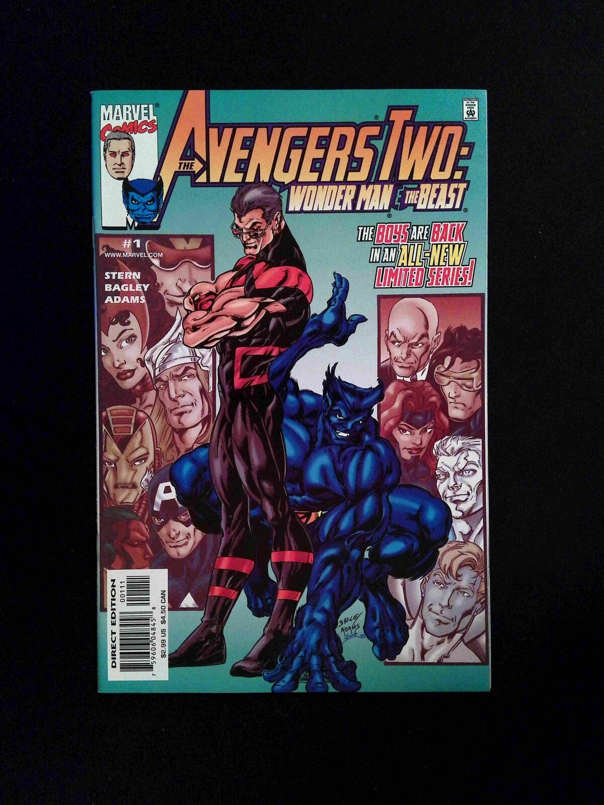 Avengers Two Wonder Man and the Beast #1 MARVEL Comics 2000 NM- – PPC LLC